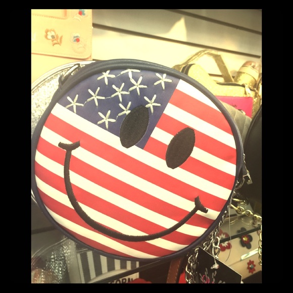 Bags | Happy Face Cross Body Bags Great For 4th Of July | Poshmark